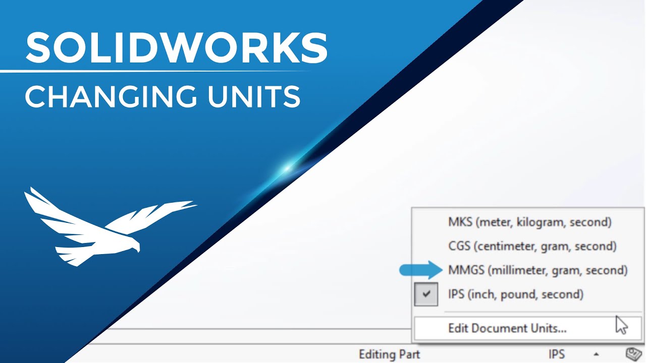 Changing Default Units Of A SOLIDWORKS File YouTube Changing Default Units Of A SOLIDWORKS File YouTube