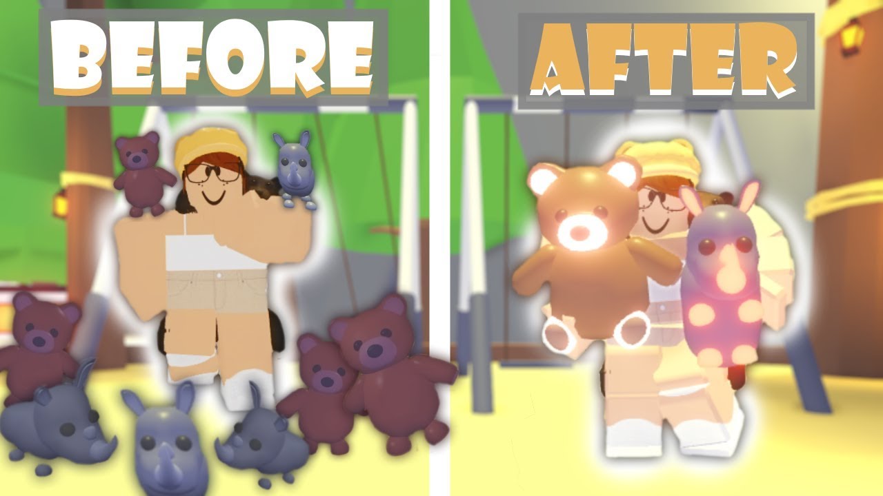 I Got A NEON BEAR And RHINO In Adopt Me! (Roblox) - YouTube