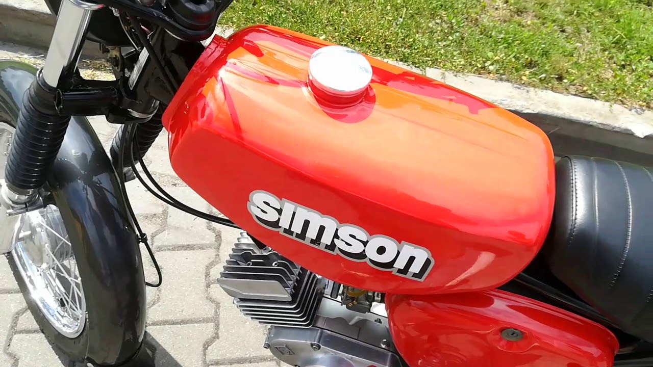 Simson S-80 5 biegów - YouTube