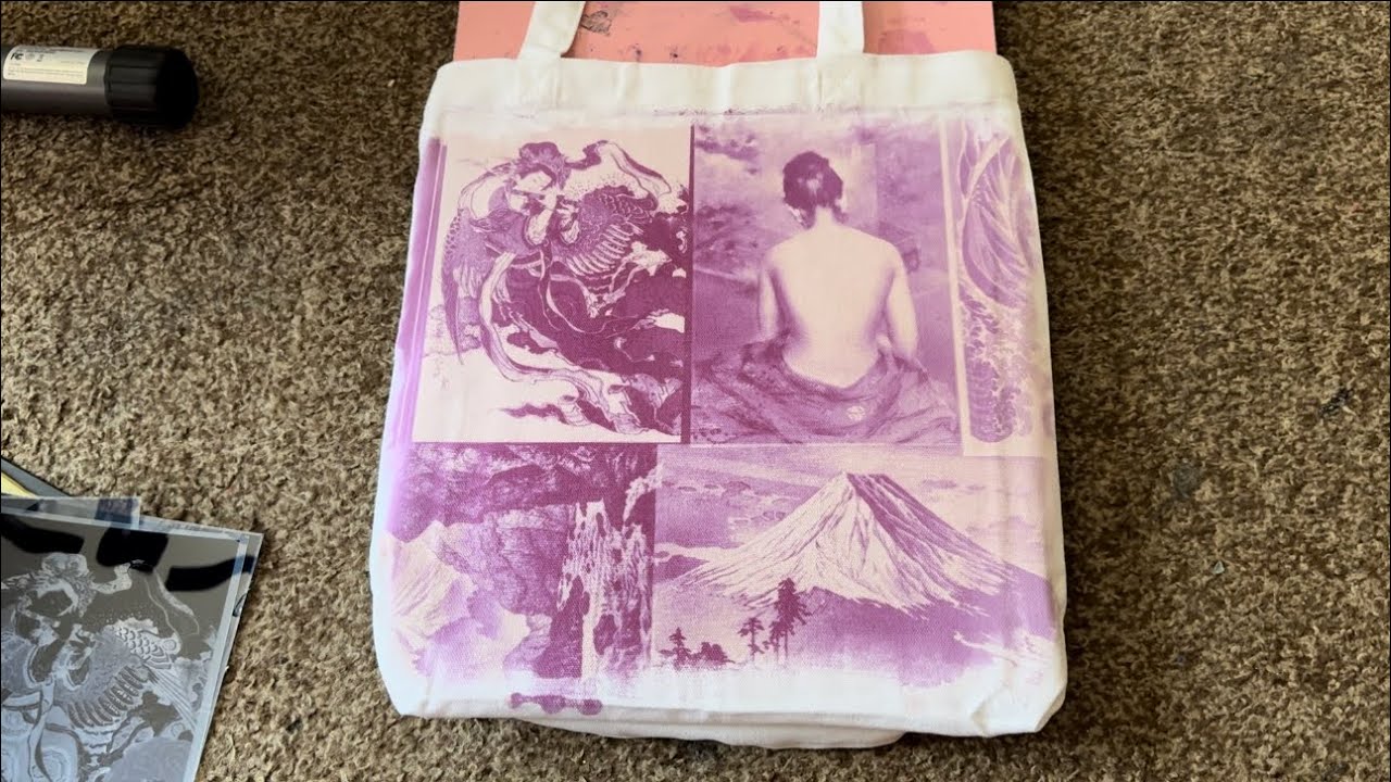 DIY Cyanotype tote bag - YouTube