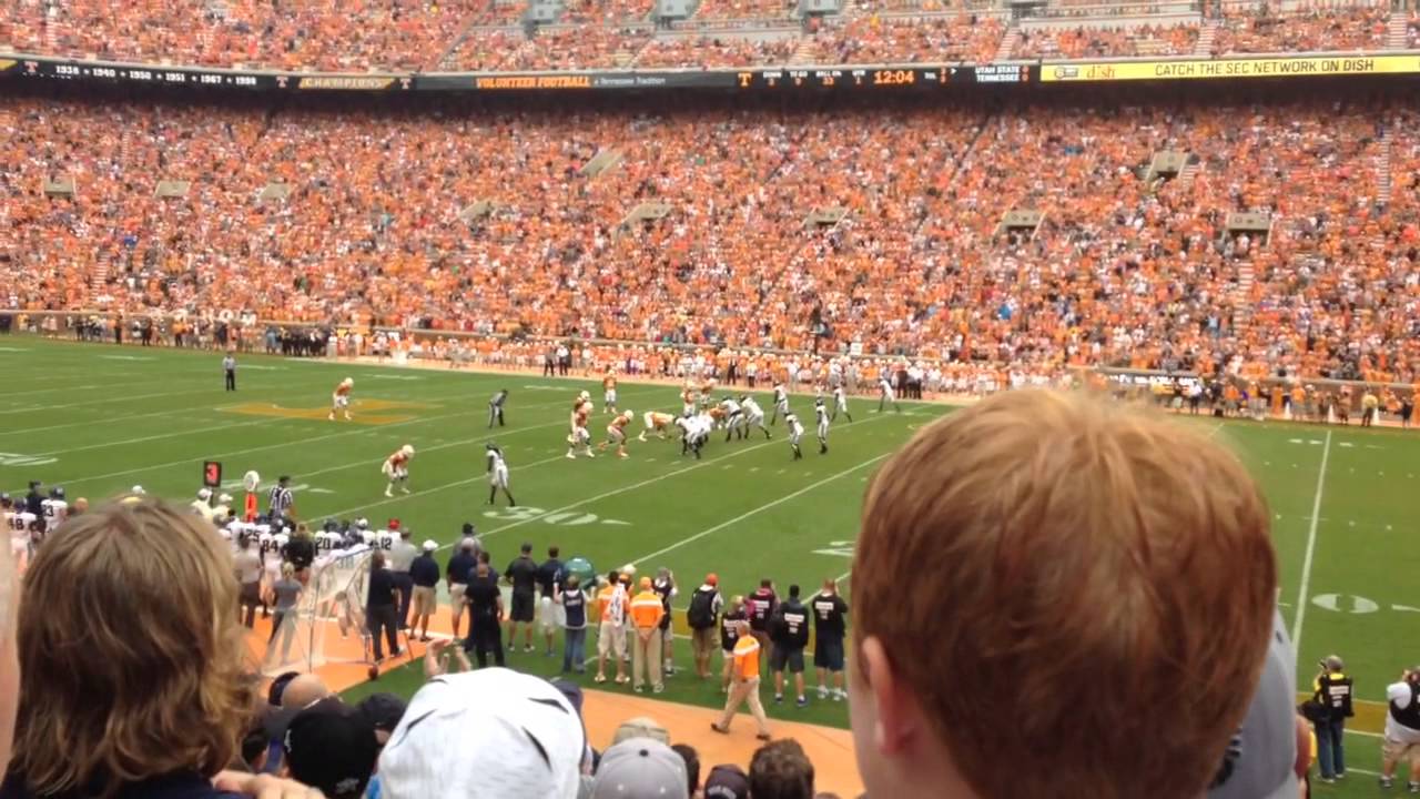 3rd down at Tennessee - YouTube