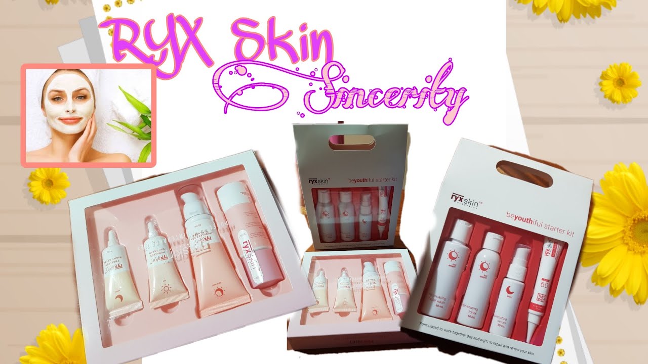 RYX SKIN SINCERITY | SKIN CARE | Sweet Jc - YouTube