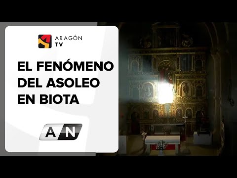 El espectacular fenómeno del asoleo en Biota - YouTube