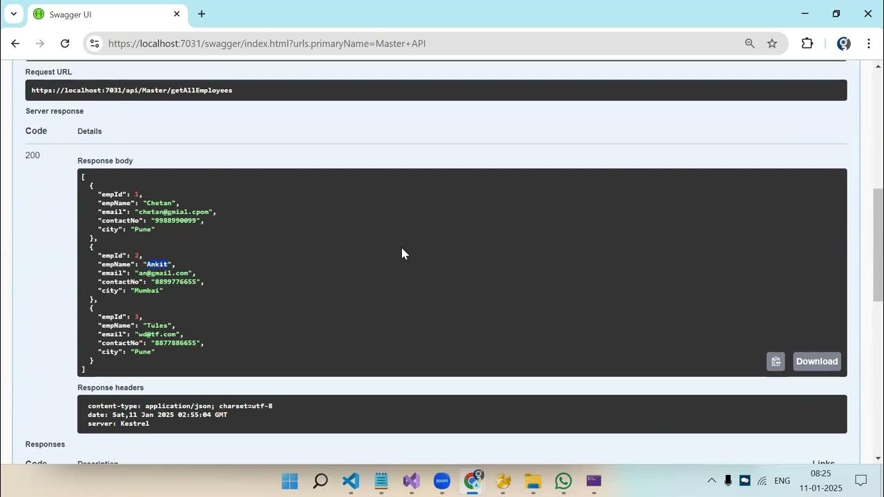 API Recording | 11 th Jan | API filter | send Custom data - YouTube
