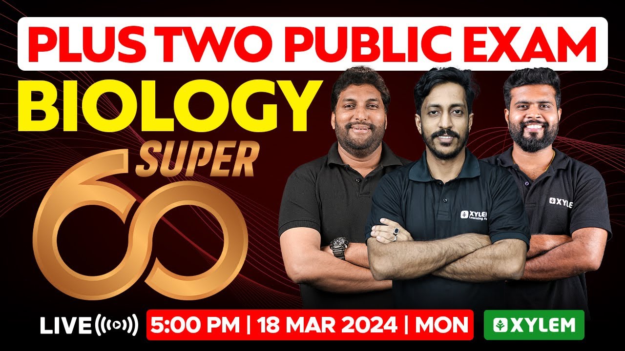 Plus Two Biology Public Exam Super 60 Xylem Plus Two Youtube