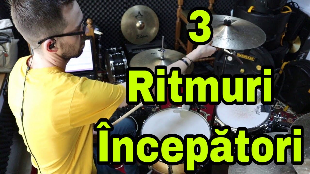 Cursuri de Tobe Online - 3 Ritmuri pentru Începători | 3 Drum Fills for ...