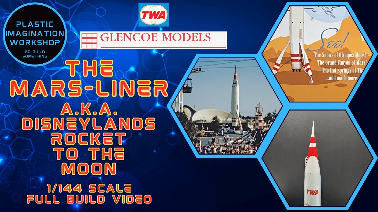 The Mars Liner a.k.a the Disneyland TWA Rocket to the Moon Full scale ...