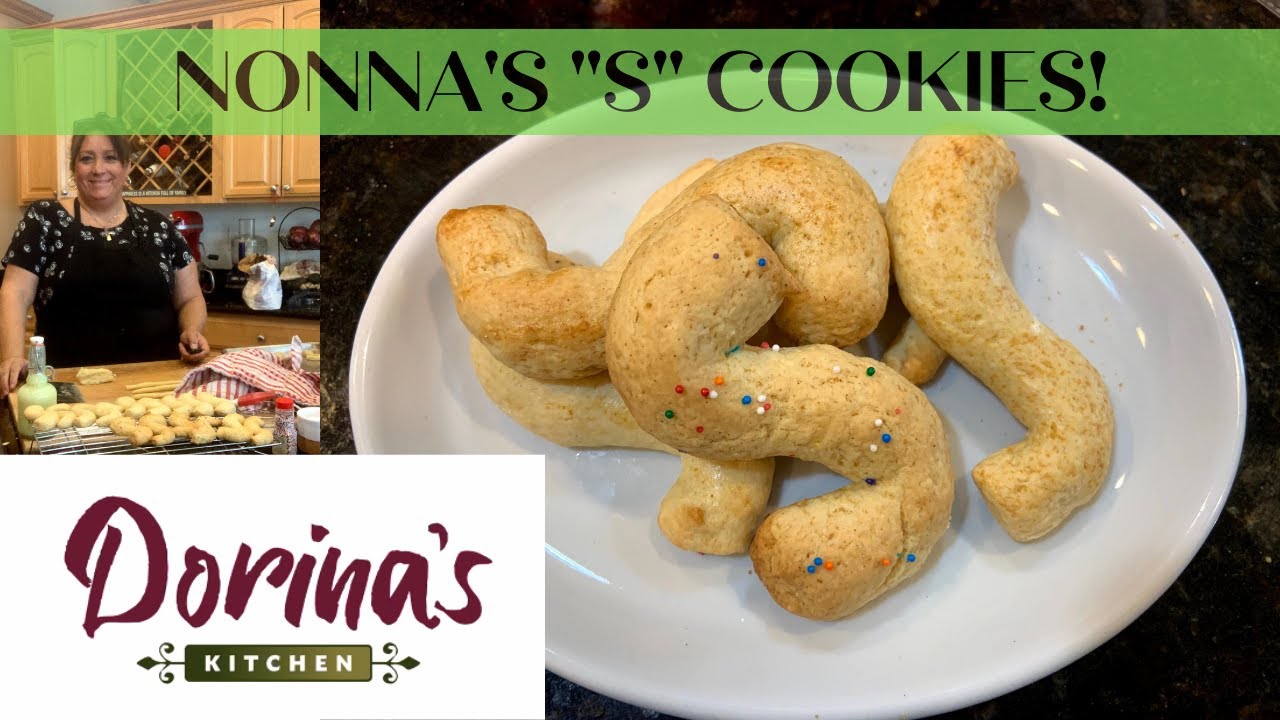 Nonna's "S" Cookies! - YouTube