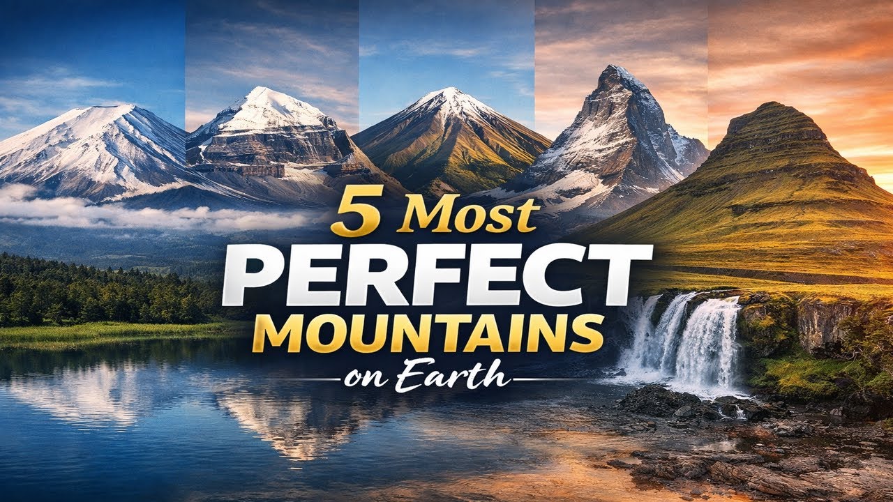 TOP 5 MOST PERFECT MOUNTAINS IN THE WORLD - YouTube