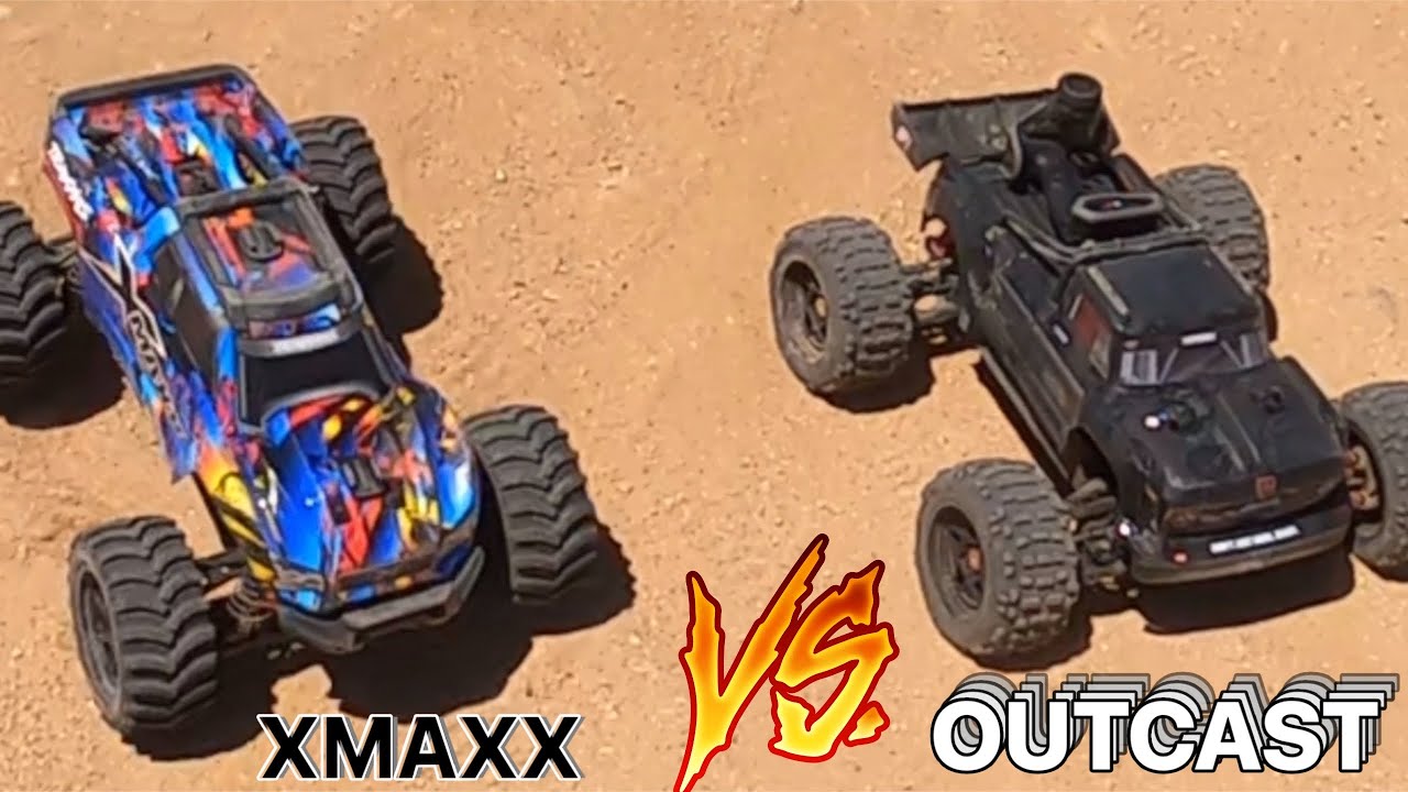 Arrma Outcast Vs Traxxas Xmaxx What Rc Can Handle The BMX Track Better ...