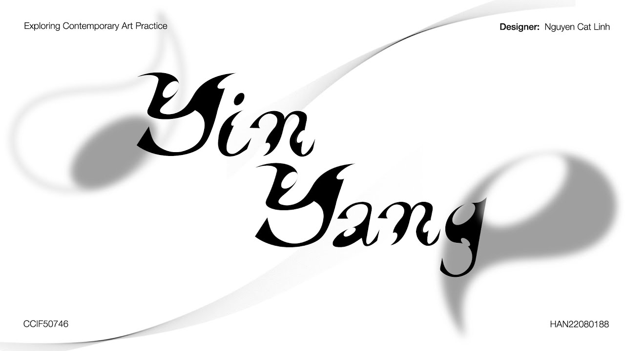 Yin Yang Typeface Animation Video - YouTube