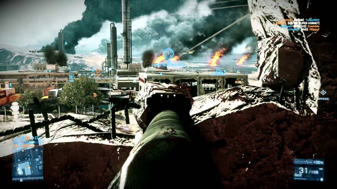 Battlefield 3 Multiplayer Gameplay Operation Firestorm 1080p PC HQ ...