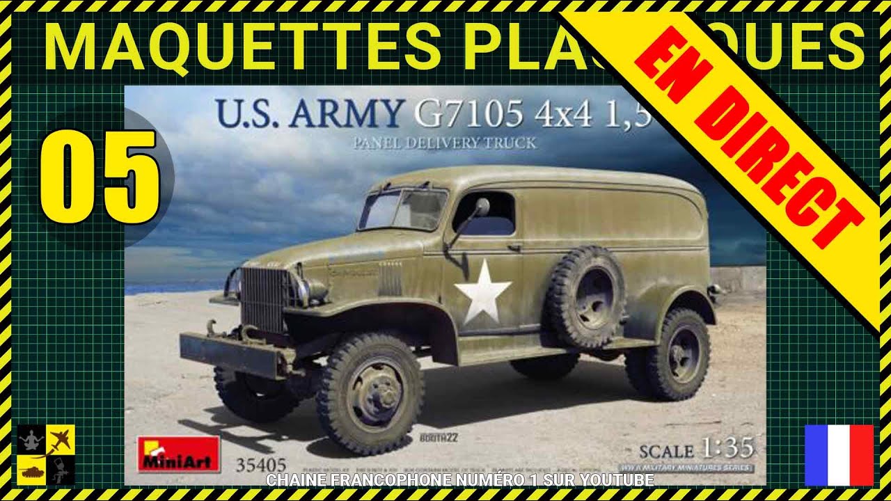 ️ Montage du Chevrolet G7105 de chez Miniart au 1/35 Partie 05 - YouTube