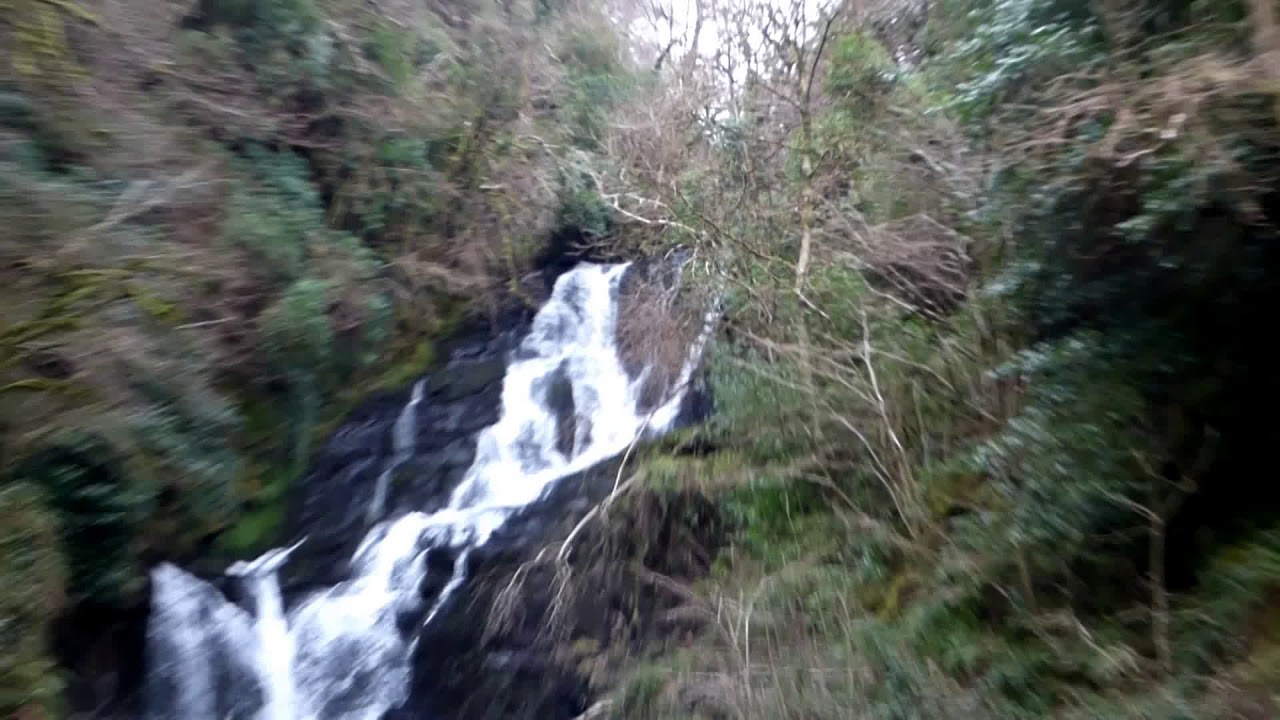 Torc Waterfall (Irish:Easach Toirc) at the base of Torc Mountain,near ...