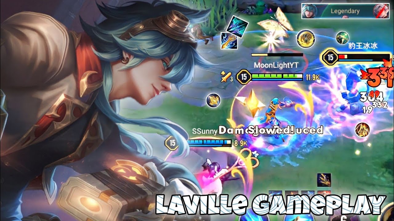 Laville Dragon Lane Pro Gameplay | High Rank Intense Match | Arena of Valor Liên Quân mobile CoT ...