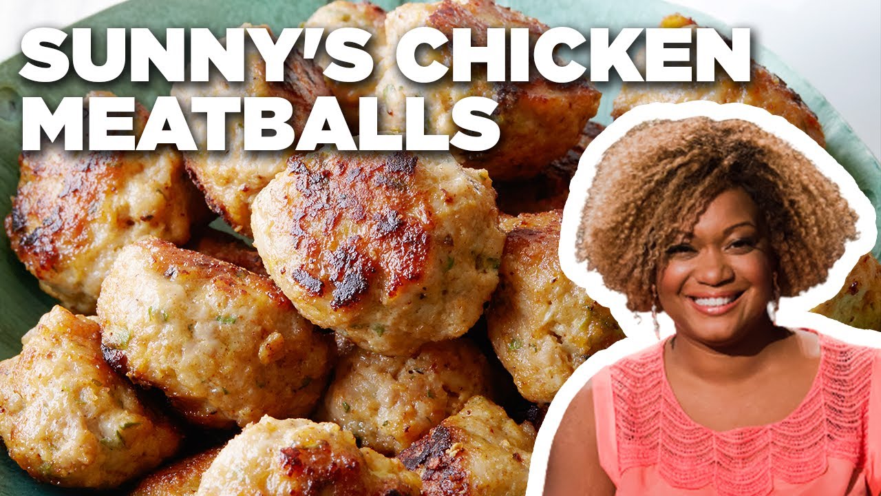 Sunny Anderson's Zesty Chicken Meatballs | Cooking for Real | Food ...