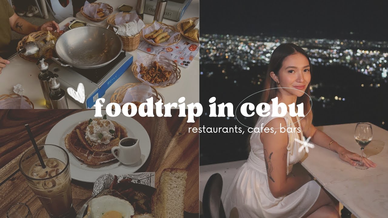 FOODTRIP IN CEBU CITY (must try restaurants, cafes, bars) | Angel Dei - YouTube