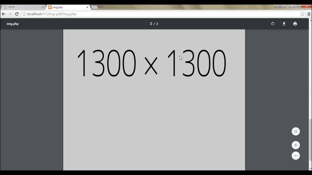 Create PDF using PHP - FPDF - 3 - Attaching Image and Fitting to Paper Size (Resizing) - YouTube