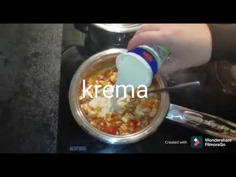 Fırında mantarlı makarna#nefis makarna tarifi