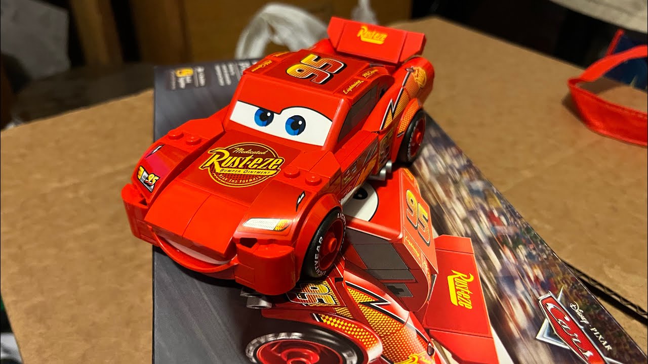 Lego Lighting McQueen Build - YouTube