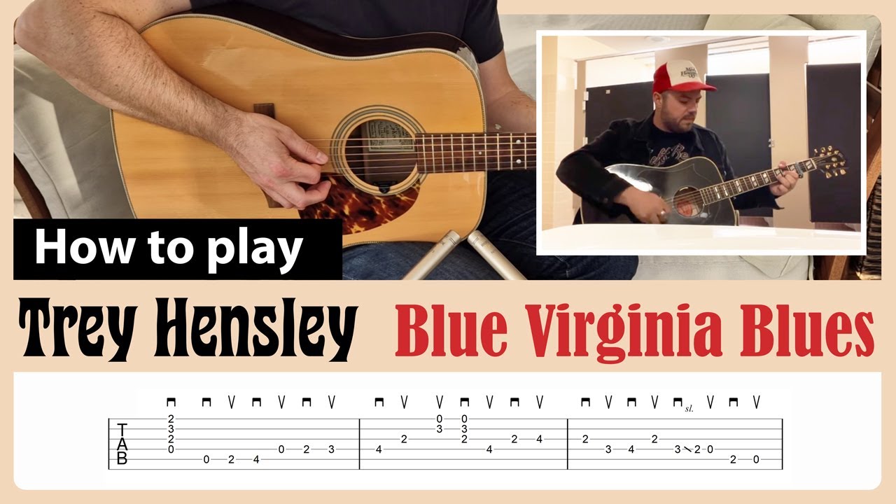 How to play "Blue Virginia Blues" - Trey Hensley - Guitar Lesson with ...
