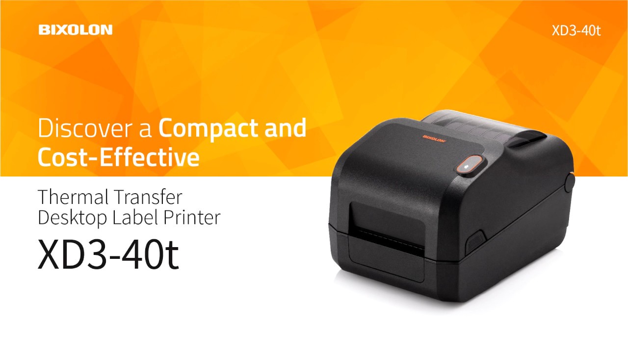 Discover a Compact and Cost-Effective, Bixolon XD3-40t - YouTube