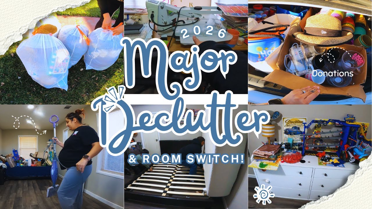 *2026* MAJOR Declutter & Switching Rooms, Nesting, 28 Weeks Pregnant ...