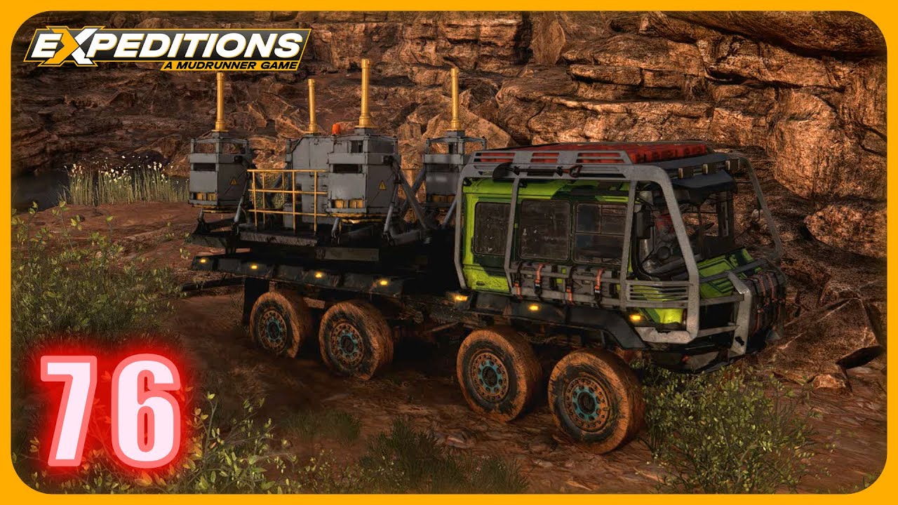 EXPEDITIONS A MudRunner Game Gameplay Part 76 (Shock Rock) - YouTube