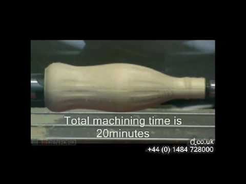 Compact 1000 Pro with 3D Scanner and 4th axis rotary fixture. - YouTube
