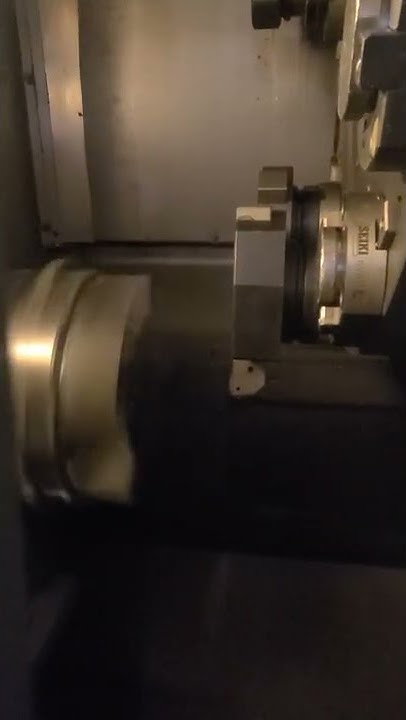 dry run of cnc lathe program - YouTube