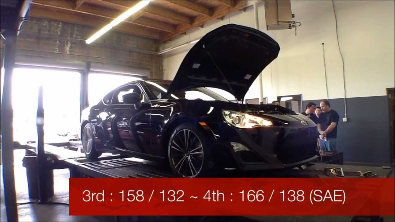 Drift-Office : 2013 Scion FRS 6MT Dyno Baseline - YouTube
