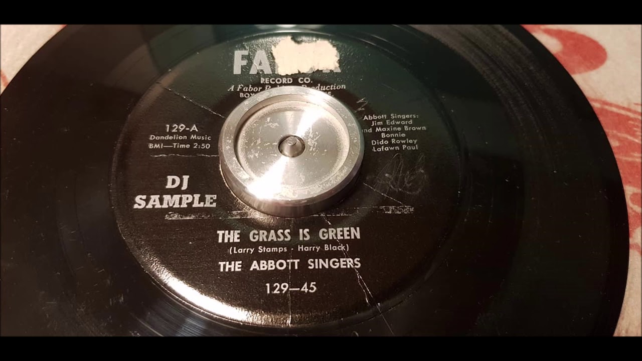 The Abbott Singers - Grass Is Green - 1955 Millitary Hillbilly - FABOR ...