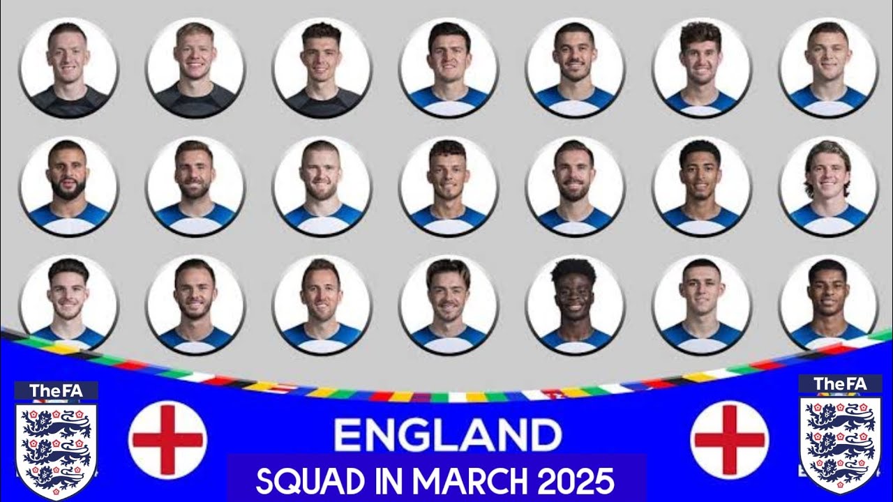 ENGLAND SQUAD FOR 2026 WORLD CUP QUALIFIER UNDER THOMAS TUCHEL ...