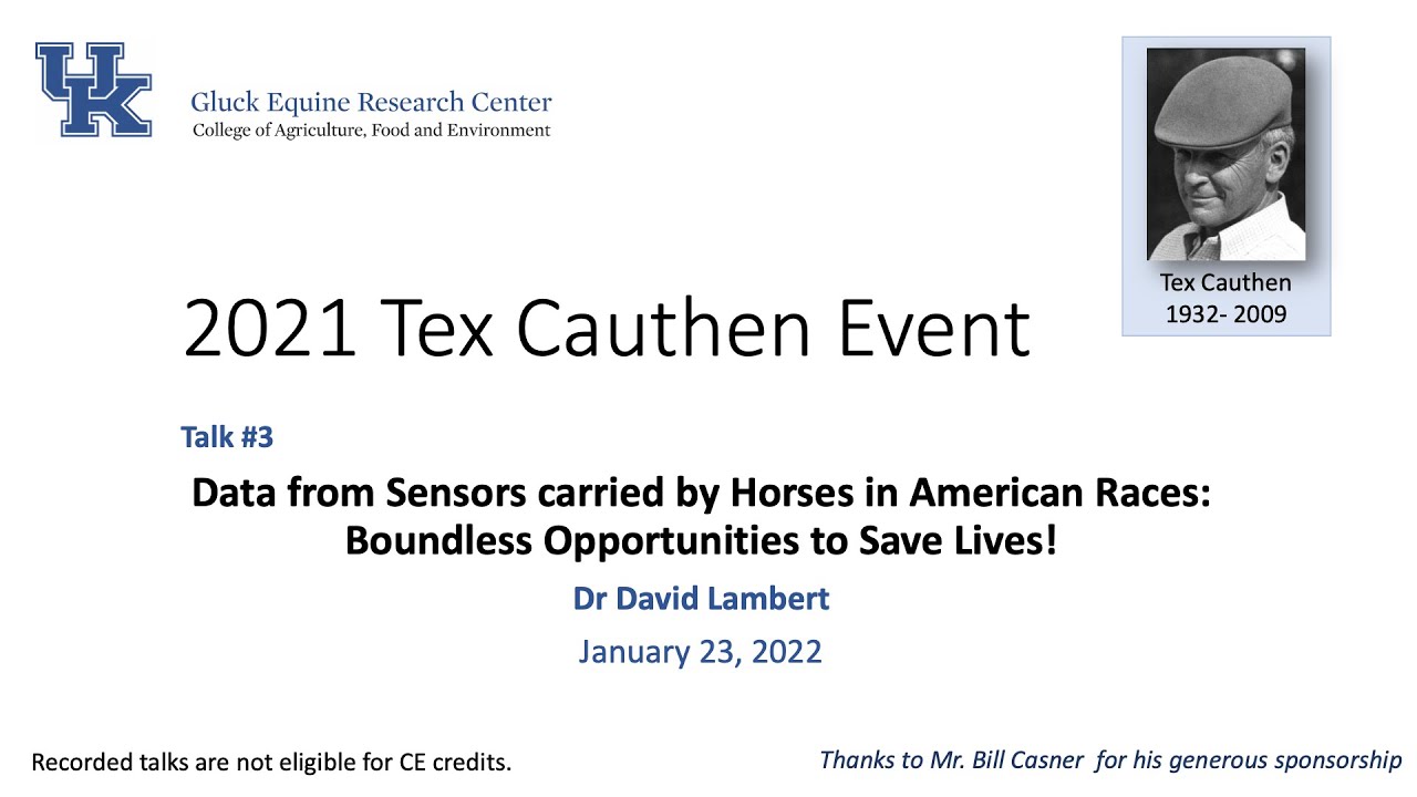 Cauthen 2022 - Talk 3 - Dr. David Lambert - YouTube