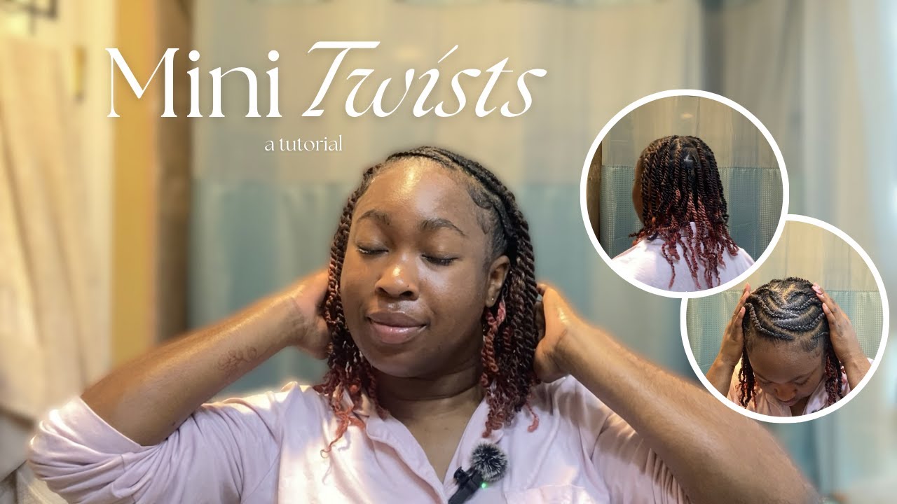 MINI TWISTS| detailed tutorial with braided pattern - YouTube
