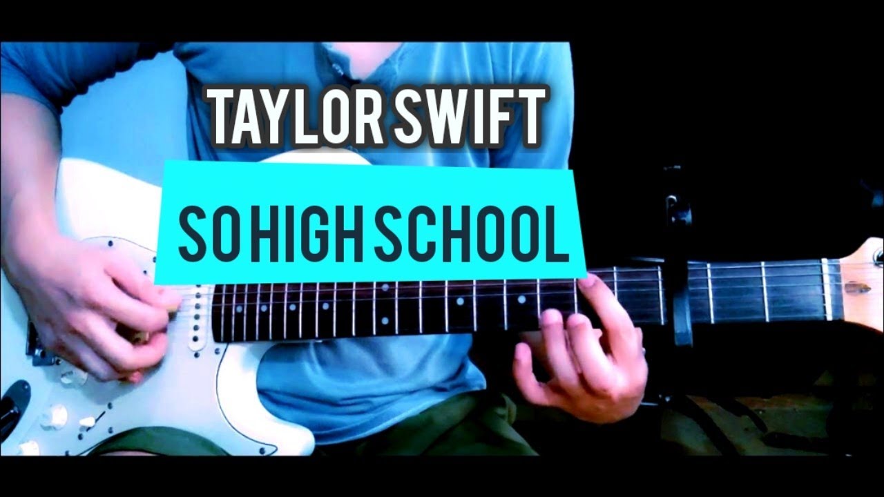 TAYLOR SWIFT SO HIGH SCHOOL - GUITAR CHORDS TUTORIAL#ttpd - YouTube