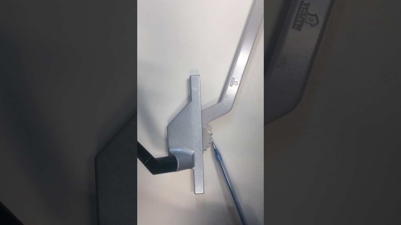 Lubricate a window crank operator - YouTube
