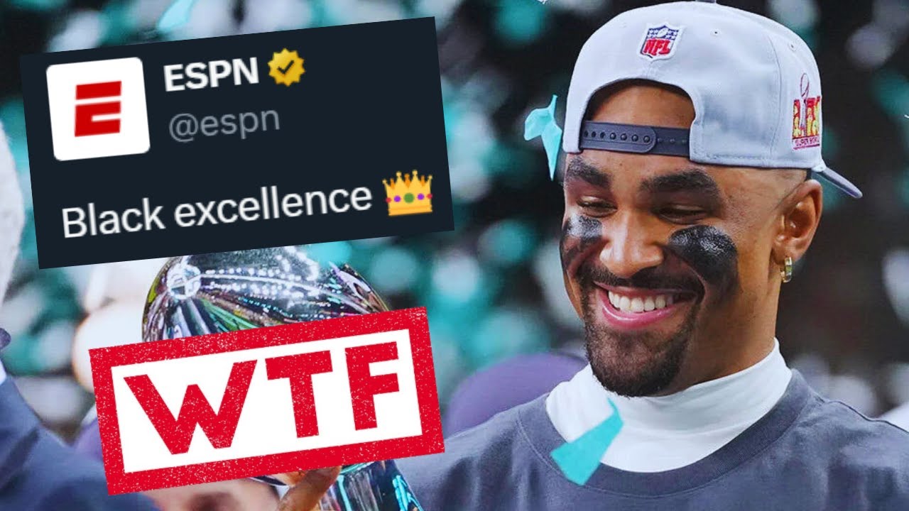 Woke ESPN Gets DESTROYED For "Black Excellence" Jalen Hurts Post - YouTube