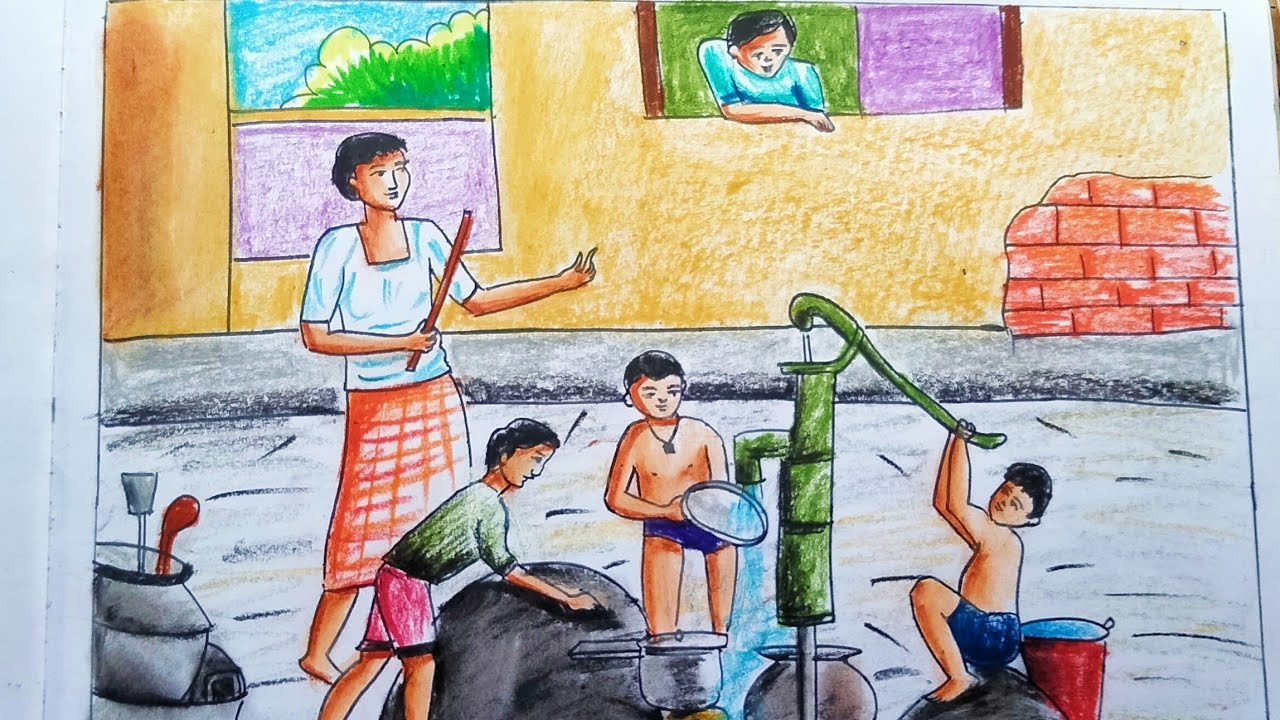 Subject drawing - child labour - YouTube