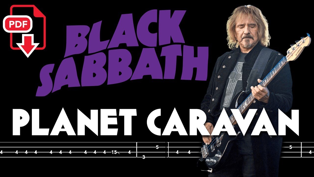 Black Sabbath – Planet Caravan (🔴Bass Tabs | Notation) @ChamisBass # ...
