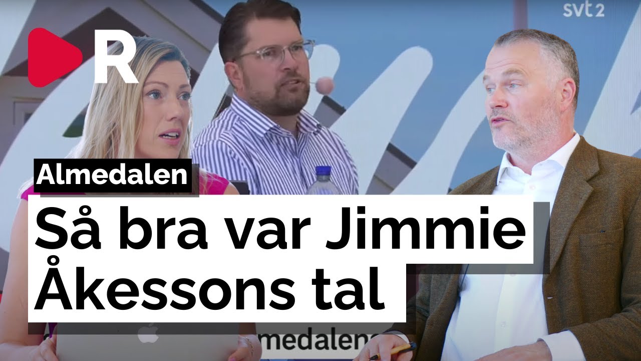 LIVE: Riks kommenterar Jimmie Åkessons tal - YouTube