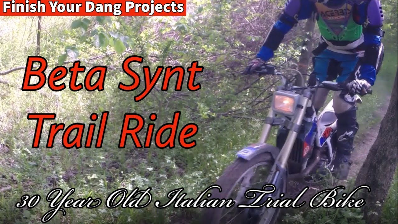 Trail Ride for the Vintage Beta Synt Trial Bike Clutch Slips ...