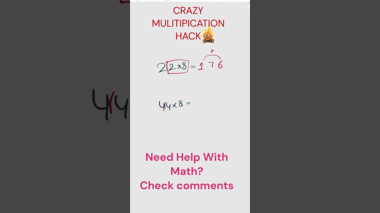 How To Make Multiplication Easy And Fun shorts multiplication YouTube How To Make Multiplication Easy And Fun shorts multiplication YouTube