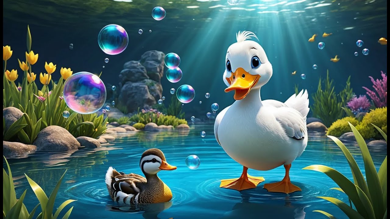 Quacky Ducks and Swishy Fish | Fun Pond Song for Kids | Toddler Rhyme ...