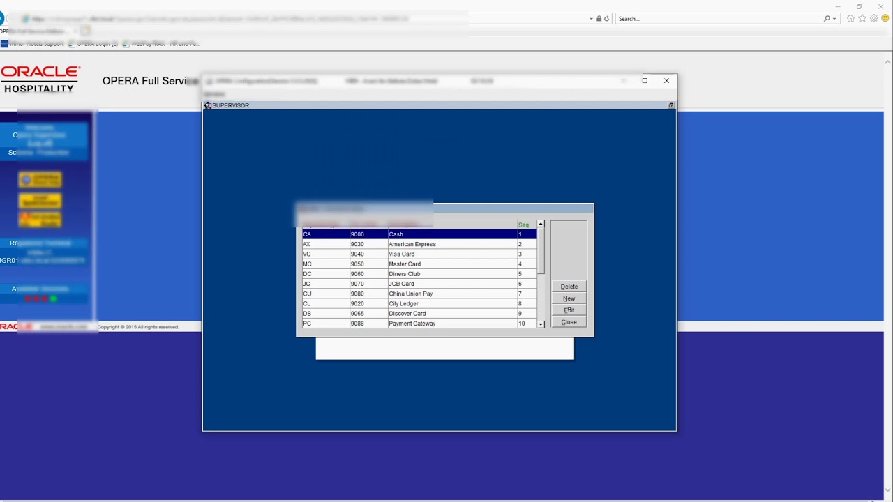 New Payment Method Opera PMS. - YouTube