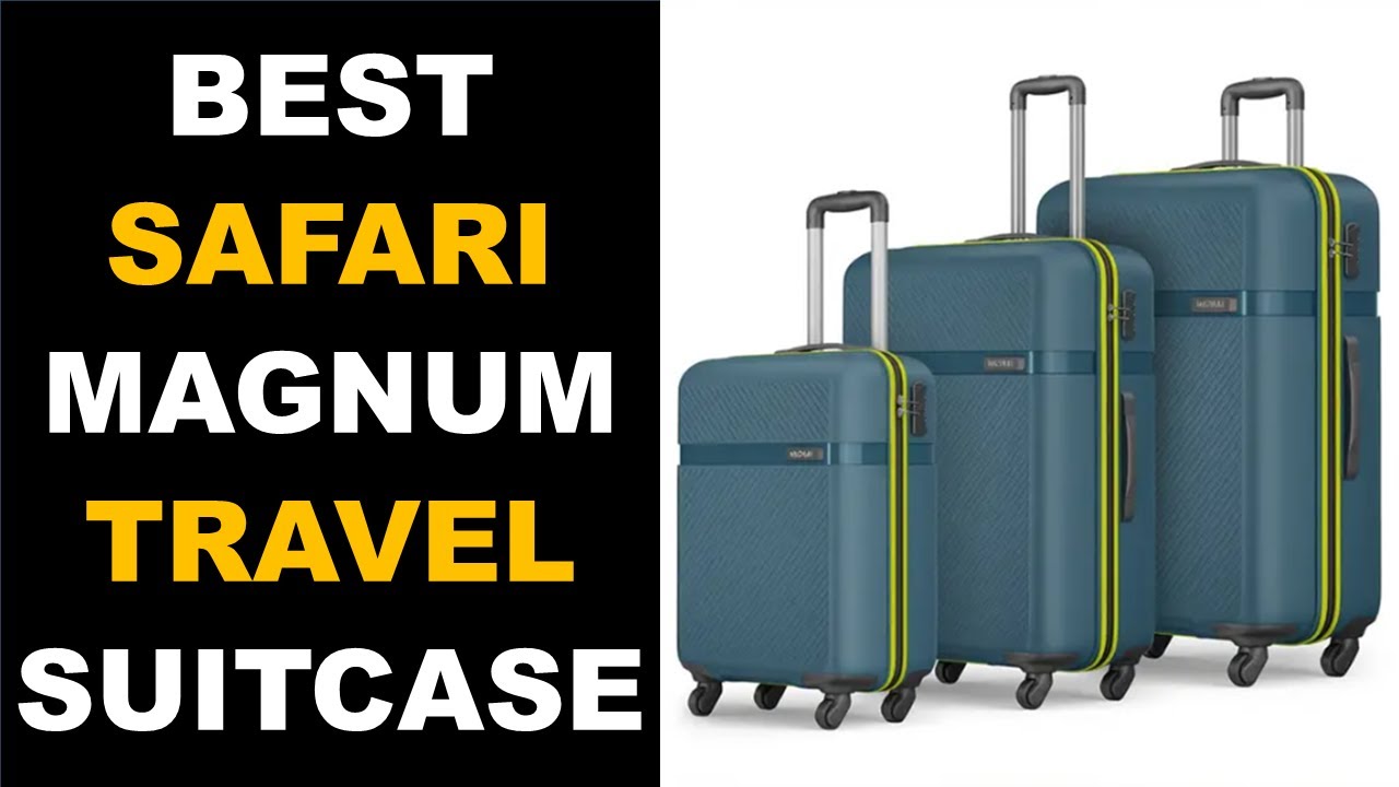 Best Safari Magnum Suitcase Set of 3 for Travel in India 2025 - YouTube