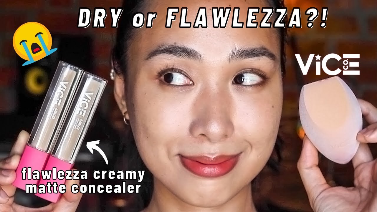 NEW Vice Cosmetics Flawlezza Concealer! I really tried...😞 - YouTube
