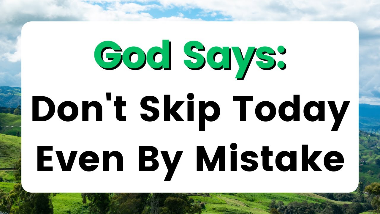 God Message For You Today | Don't Skip Today Even By Mistake | # ...
