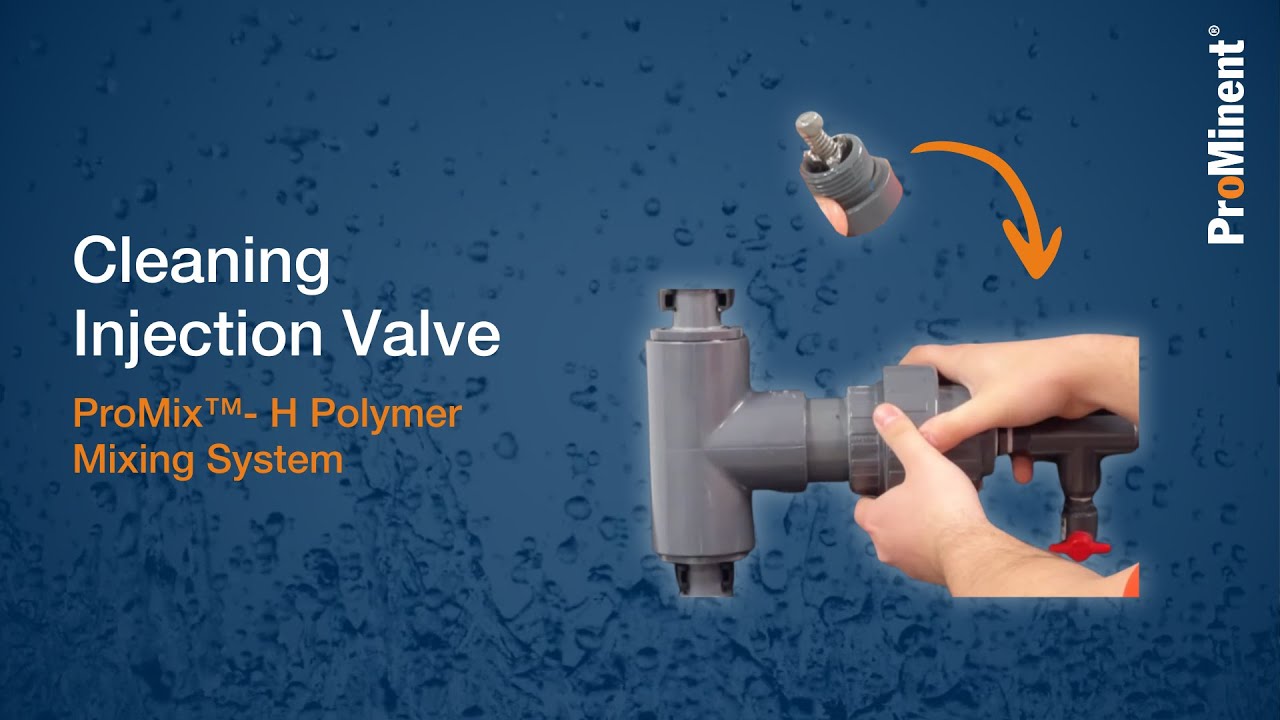 Cleaning Injection Valve | ProMix™ - H Polymer Mixing - YouTube