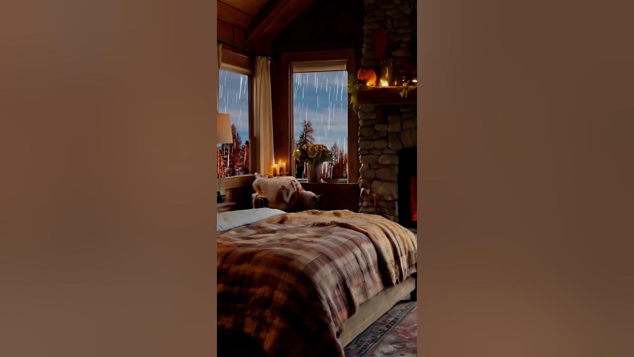 Cozy Winter Cabin Ambience: Soothing Blizzard, Snowstorm & Heavy Wind Sounds for Deep Sleep ...